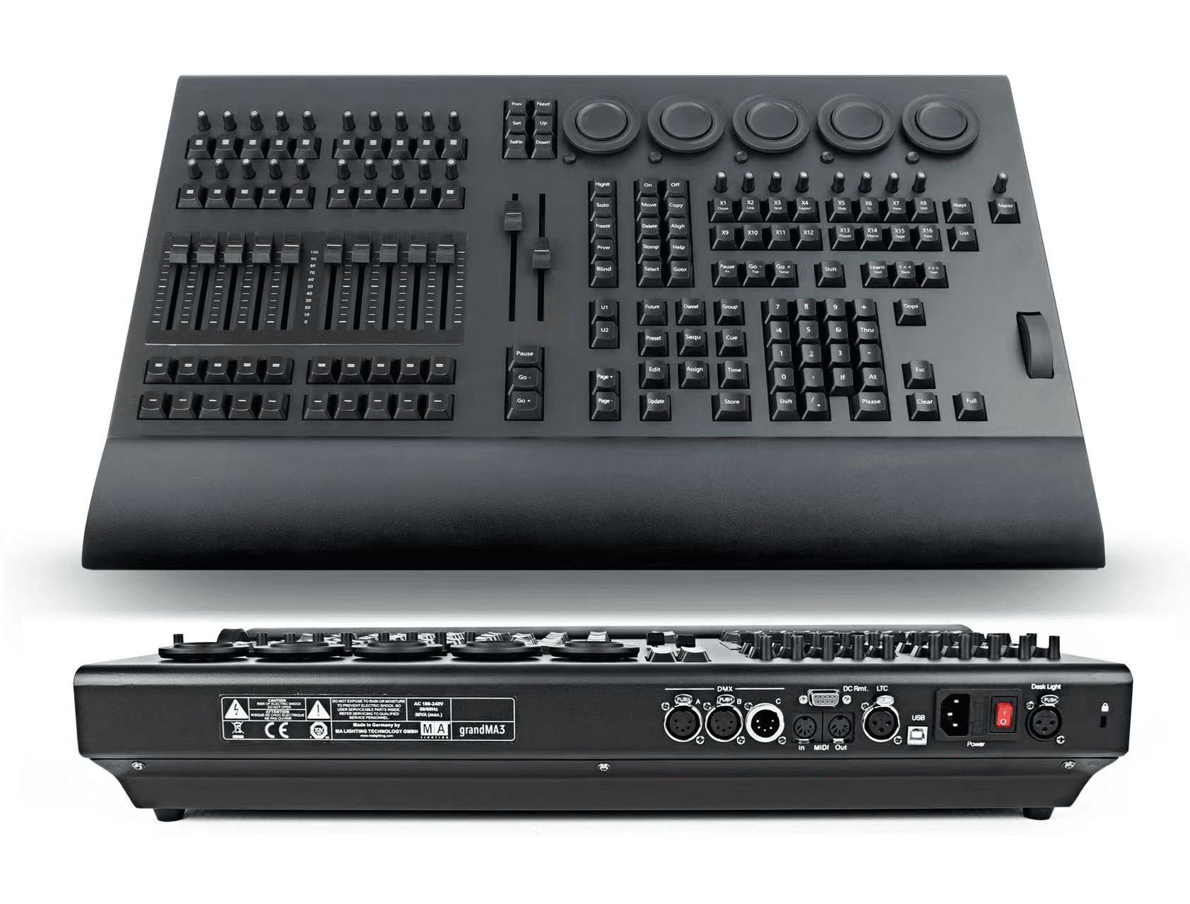 LIRO-LITE MA3 DMX Lighting Controller on Pc Command Wing Light Dmx ...