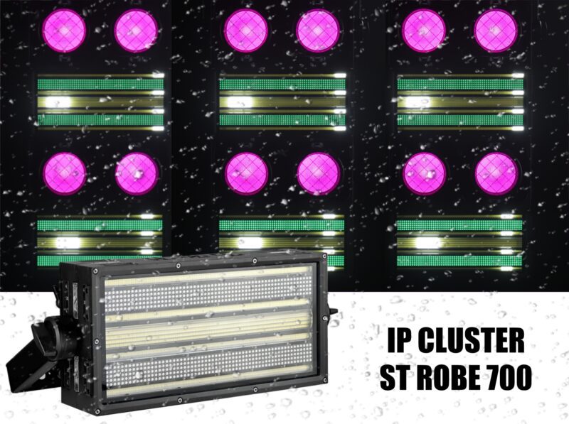 LIRO-LITE IP65 Waterproof 700W RGBW LED Can Spliced Strobe Light ...