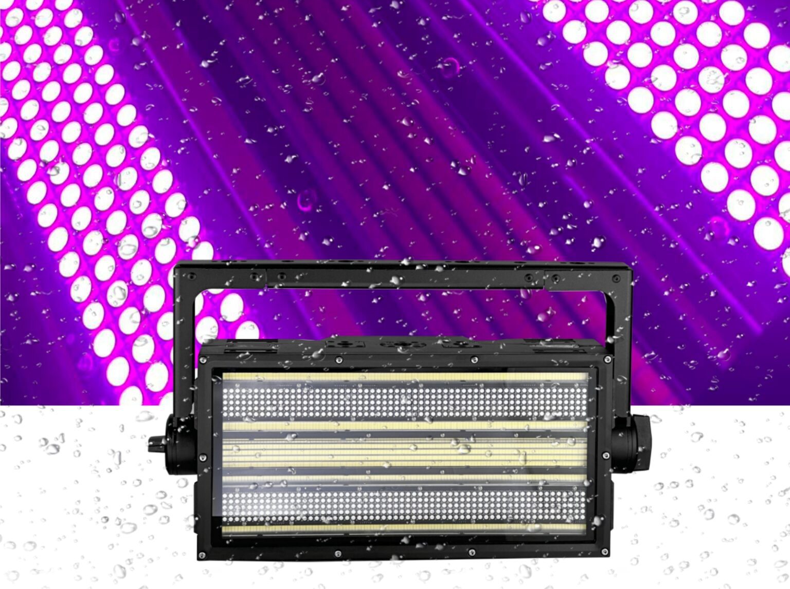 LIRO-LITE IP65 Waterproof 700W RGBW LED Can Spliced Strobe Light ...